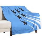 Blue Angels Flight Throw Blanket for Women, Men & Kids - Super Soft ...