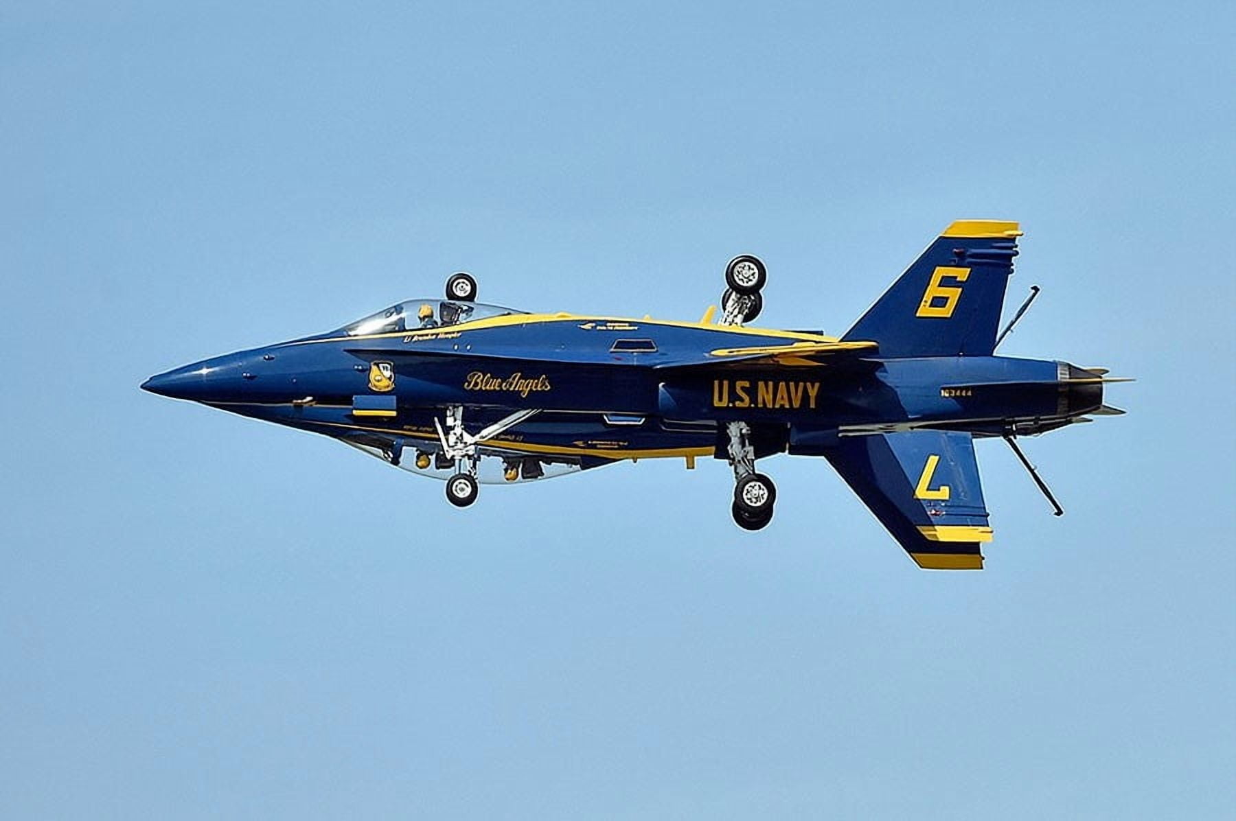 Blue Angels Fortus Maneuver at Cherry Point - 24x36 Inch Glossy ...