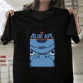 Blue Ape Square Abstract Primate Art Minimalist Monkey Graphic Unisex T ...