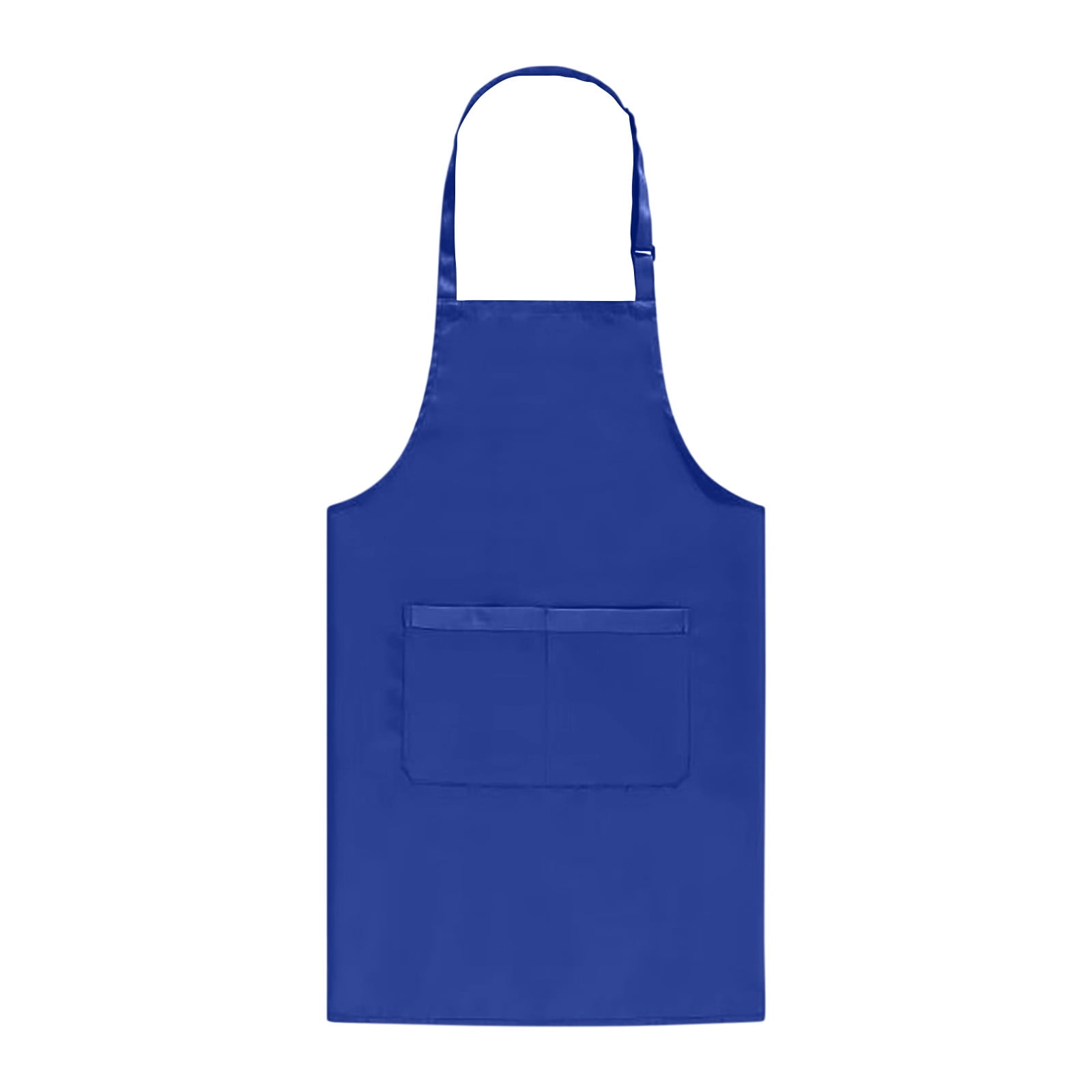 Blue Apron With Pockets For Women Men Kitchen Cooking Chef Cleaning ...