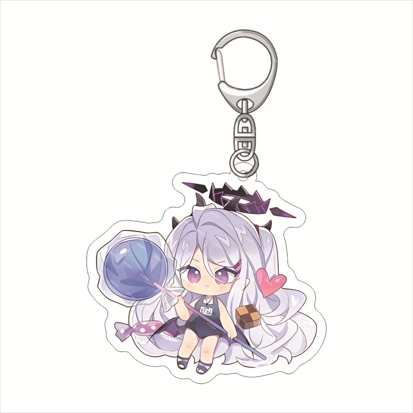 Blue Archive Abydos Keychain Bird Tour Hoshino, Kuromi Akane Fragrant ...