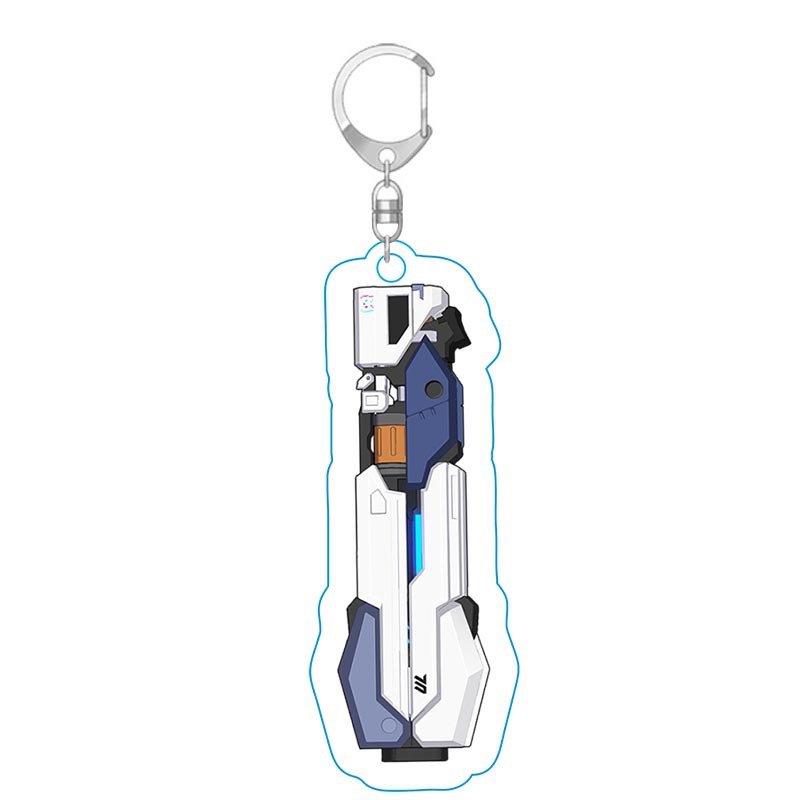 Blue Archive Anime Peripheral Keychain, Model Buckle, Acrylic Double ...