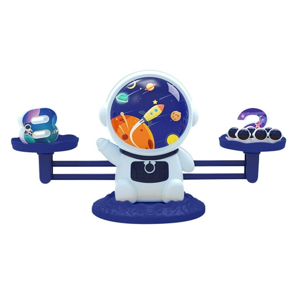 Blue Astronaut Number Balance Toy Math Counting Game Addition ...