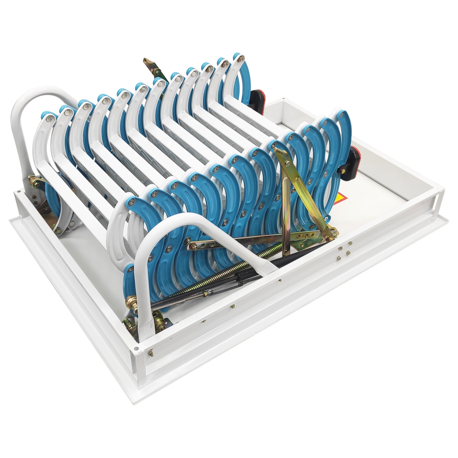 Blue Attic Pull Down Ceiling Ladder Stairs Loft Wall Ladder Stairs ...