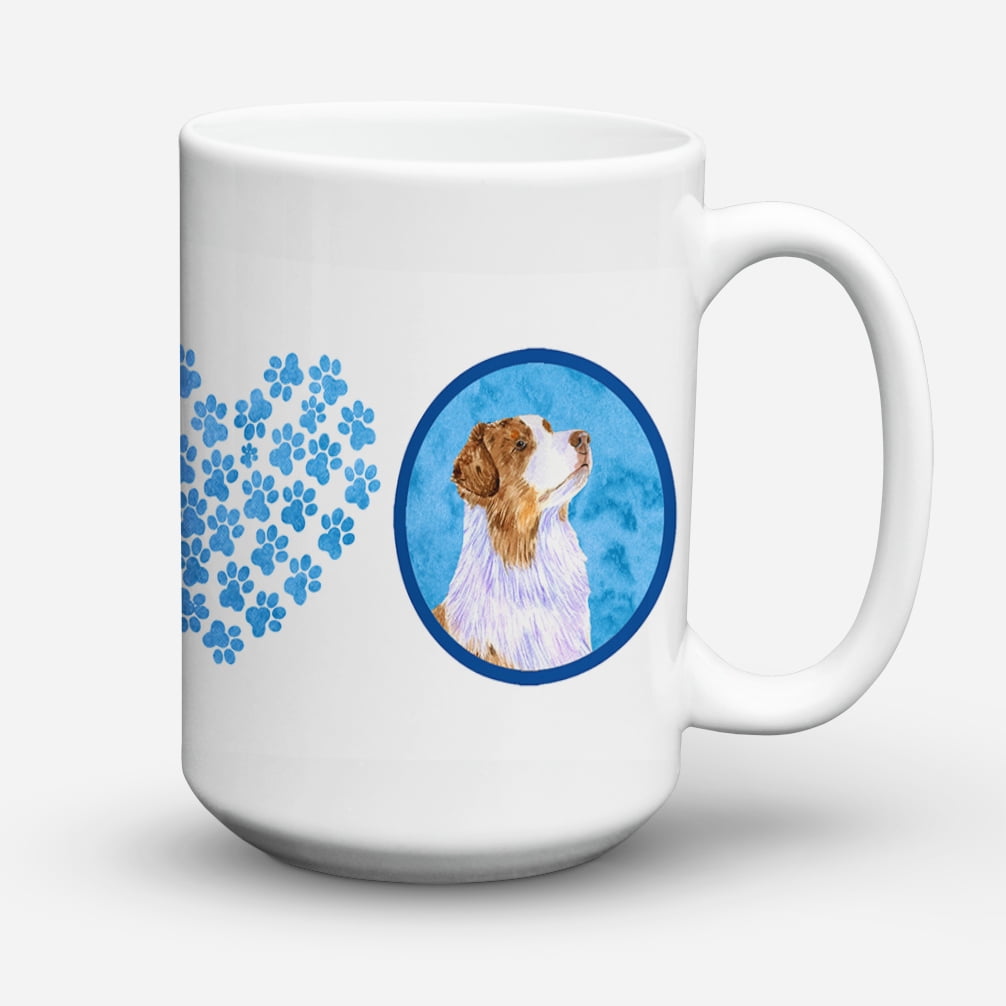 Blue Australian Shepherd Coffee Mug 15 oz - Walmart.com