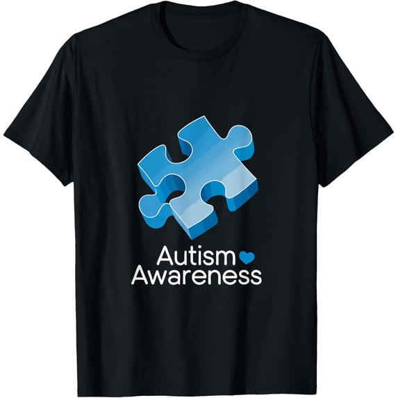 Blue Autism Puzzle For Autism Awareness T-Shirt - Walmart.com