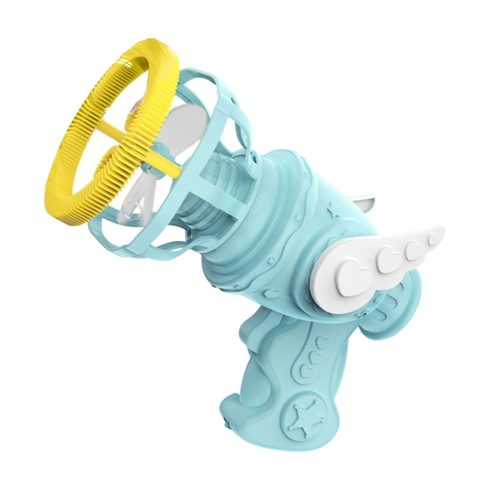 Blue Automatic Bubble Blower Gun Toy Handheld Electric Bubble Machine ...