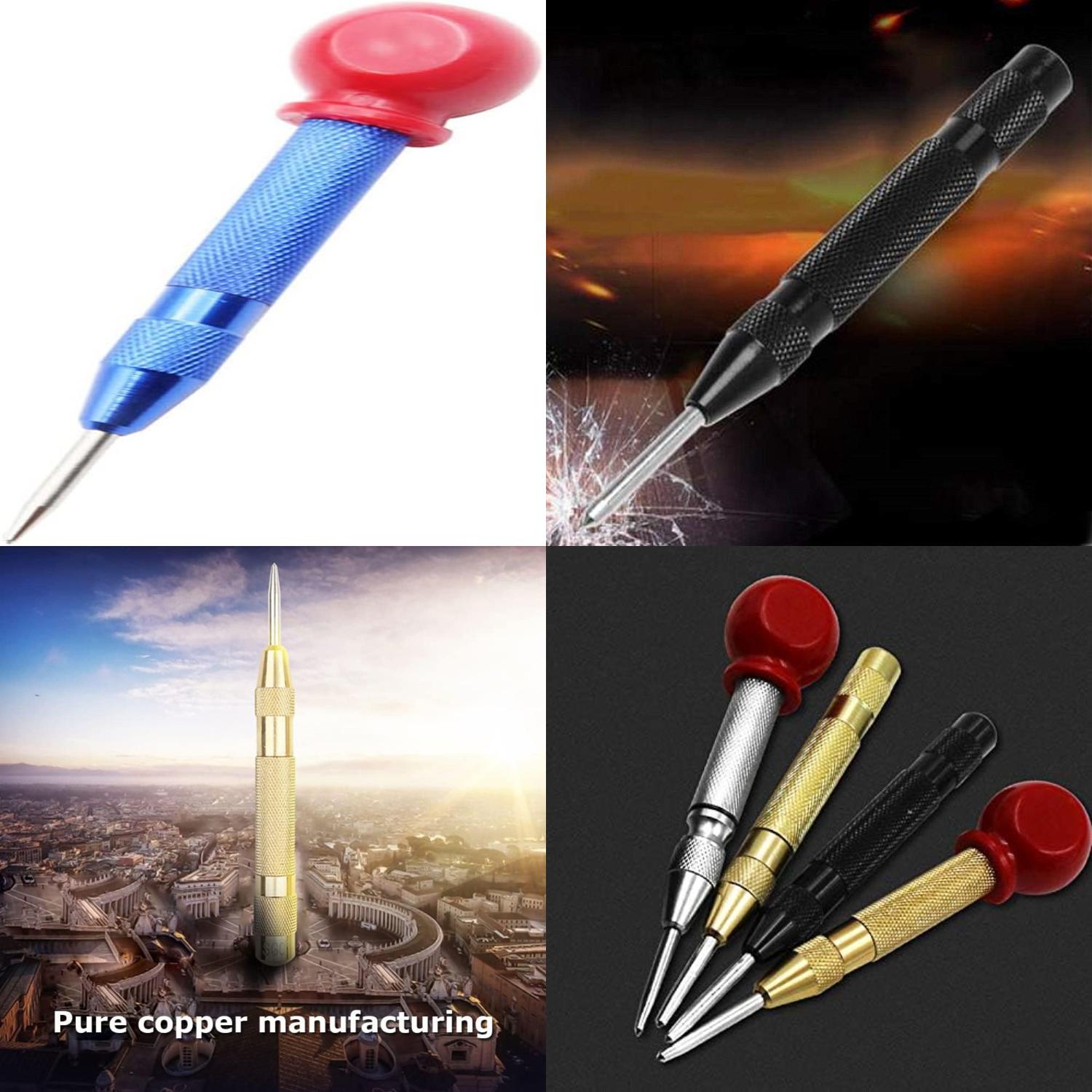 Blue Automatic Center Pin 5 Inch Spring Loaded Eye Window Breaking ...