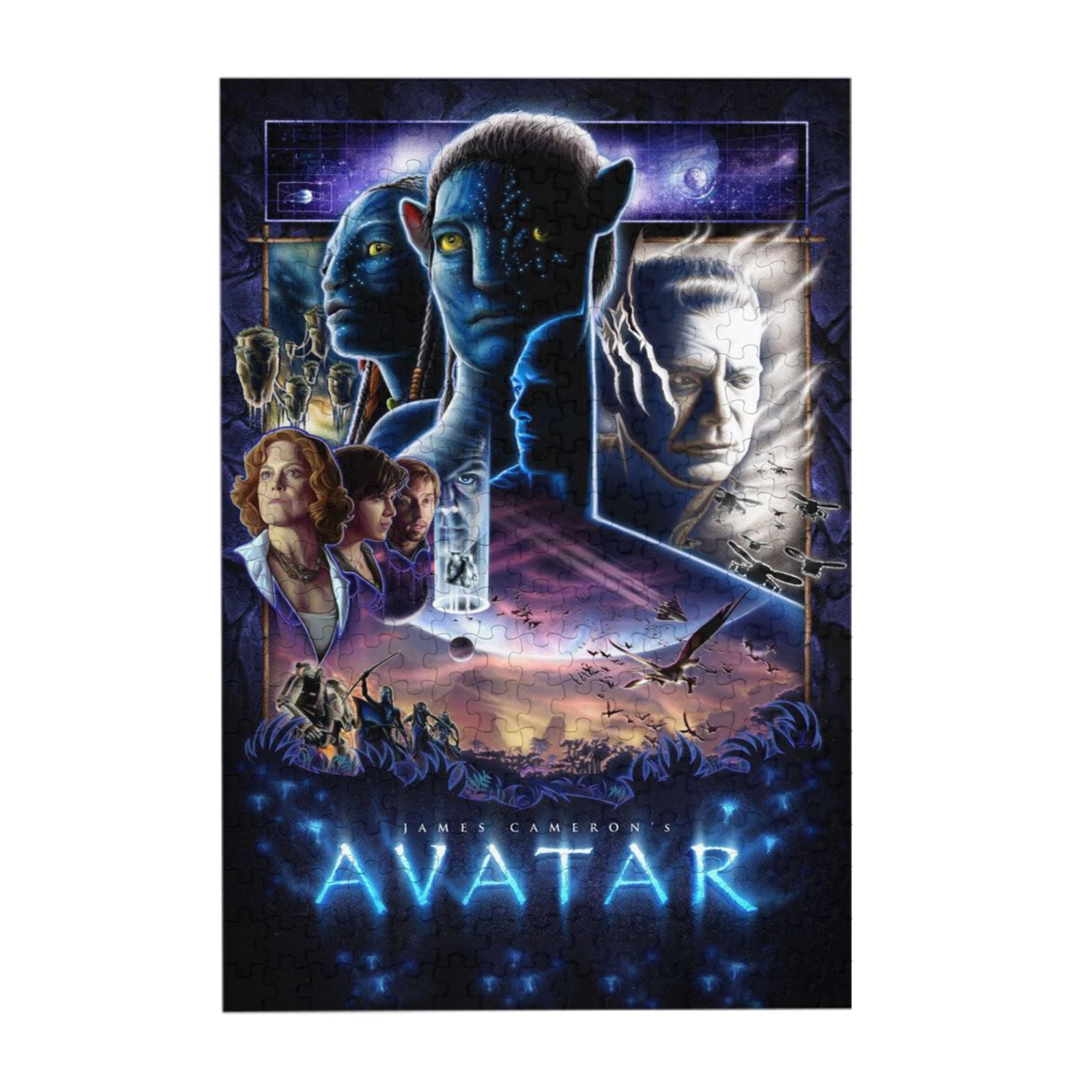 Blue Avat-,Ar Jigsaw Puz-Zles Anime Jigsaw Puzzle For Adults, Cartoon ...