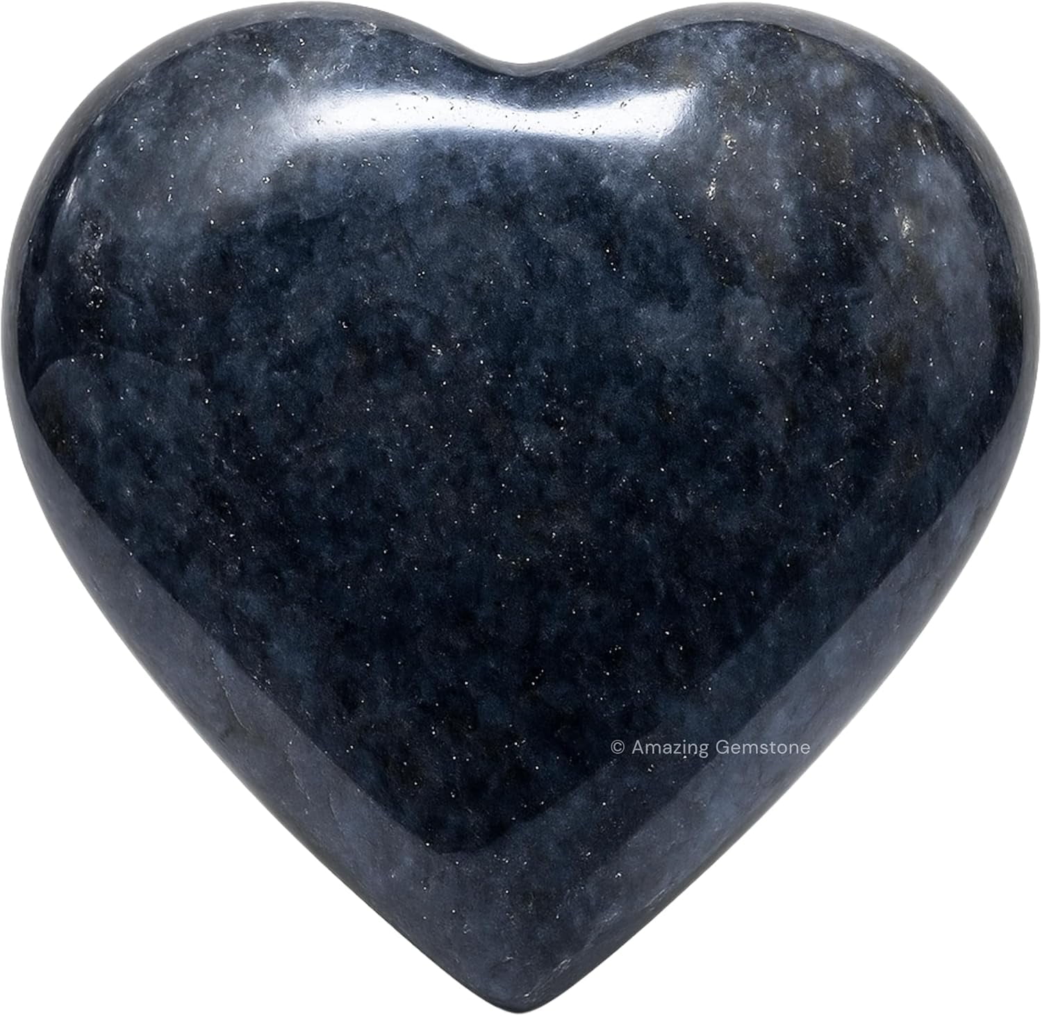 Blue Aventurine Crystal Heart - Pocket Massage Worry Stone - Walmart.com