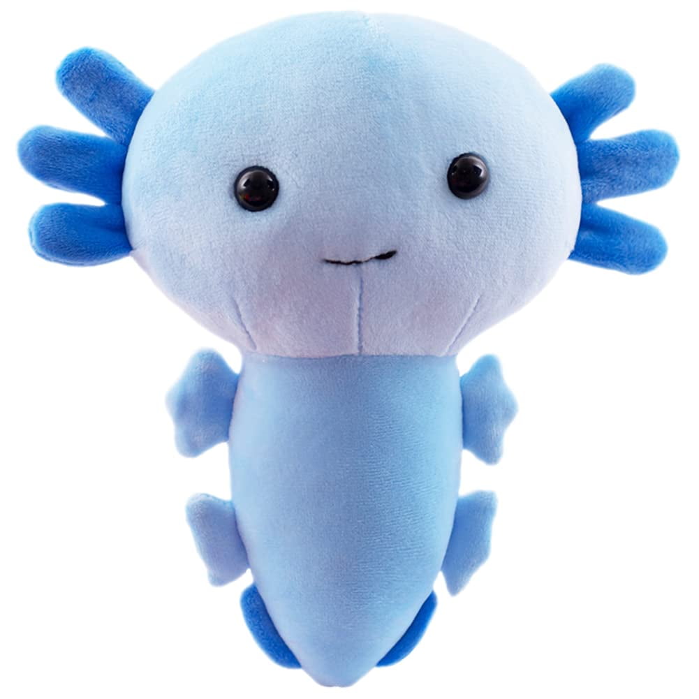 Blue Axolotl Plush Toy, Animal Doll Salamander Toys for Kids, New ...