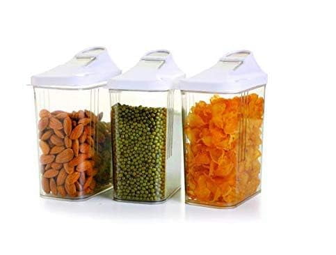 Blue Azure Set of 3 Pcs 1100 ml Easy Flow Kitchen Plastic ...