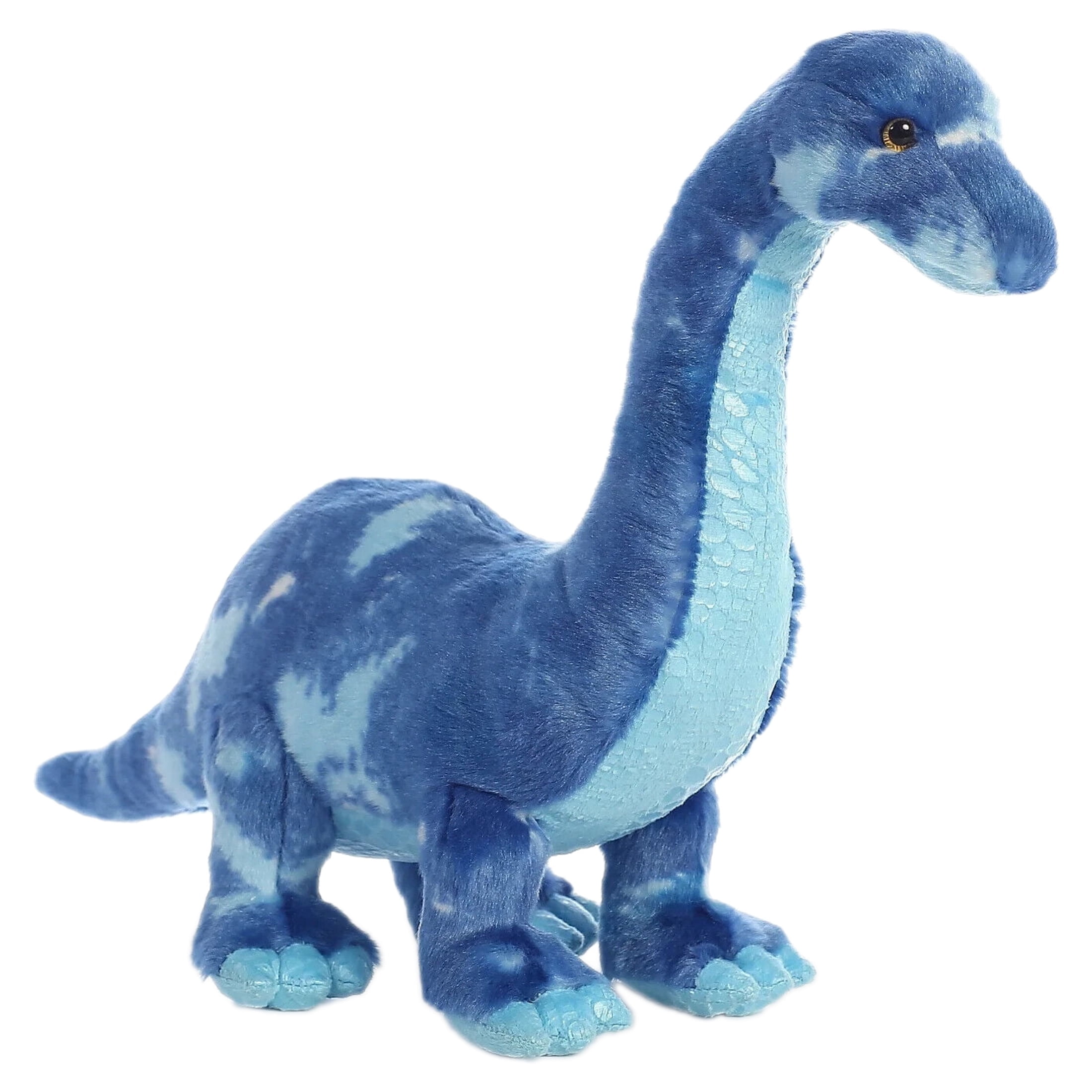 AURORA Blue Brachiosaurus Plush 15.5 inches Soft Dinosaur Stuffed ...