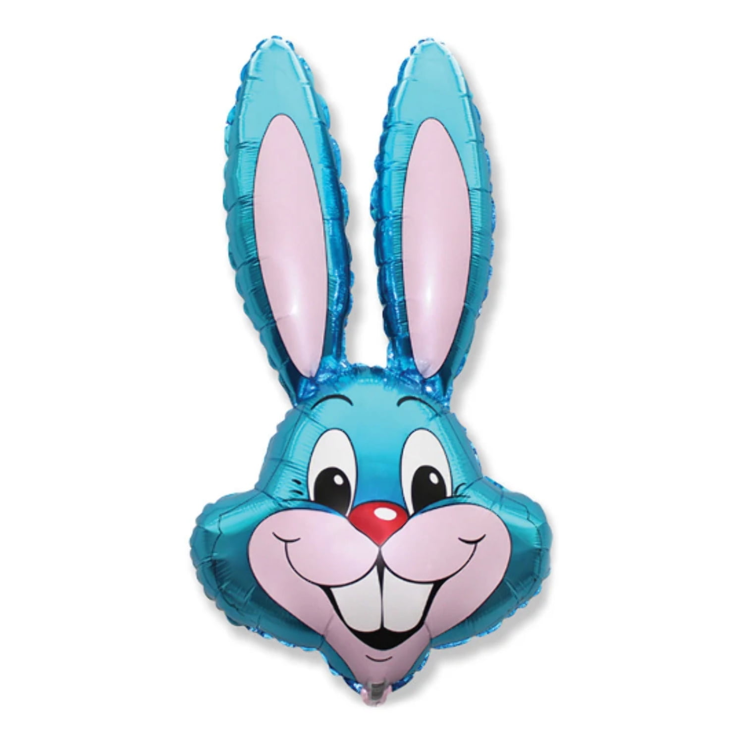 Blue BUNNY RABBIT Head Easter Spring Jumbo Shape 35" Mylar Foil Balloon ...