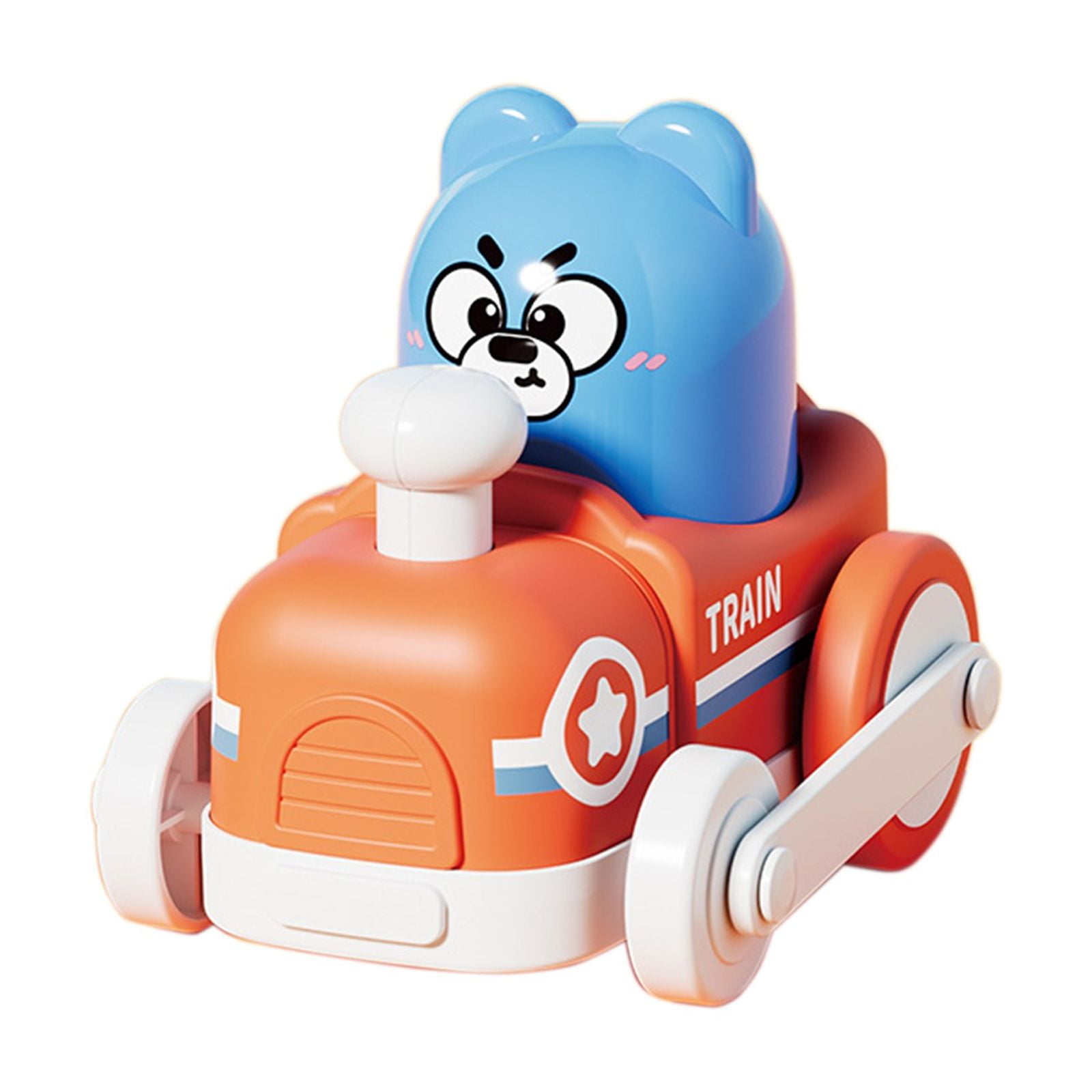 Blue Baby Press Go Toy Car Crawling Encouragement Interactive Beads ...