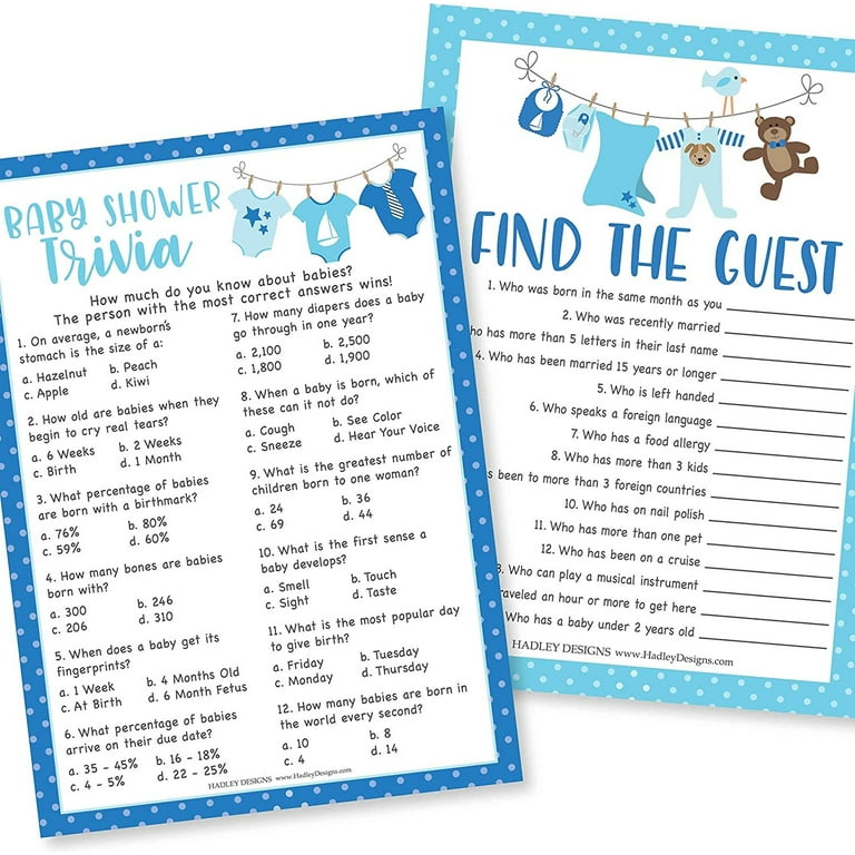 Fun Baby Shower Games