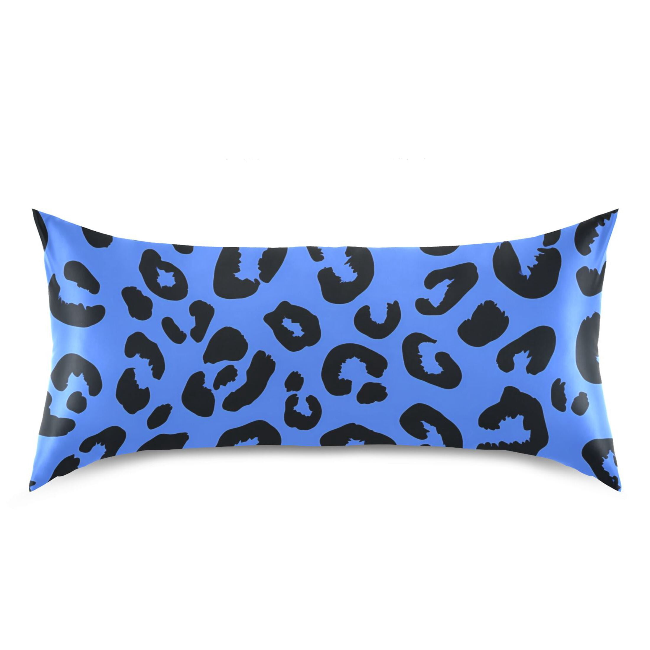 Blue Background Pattern Pillow Case Standard Size Silky Satin Pillow ...