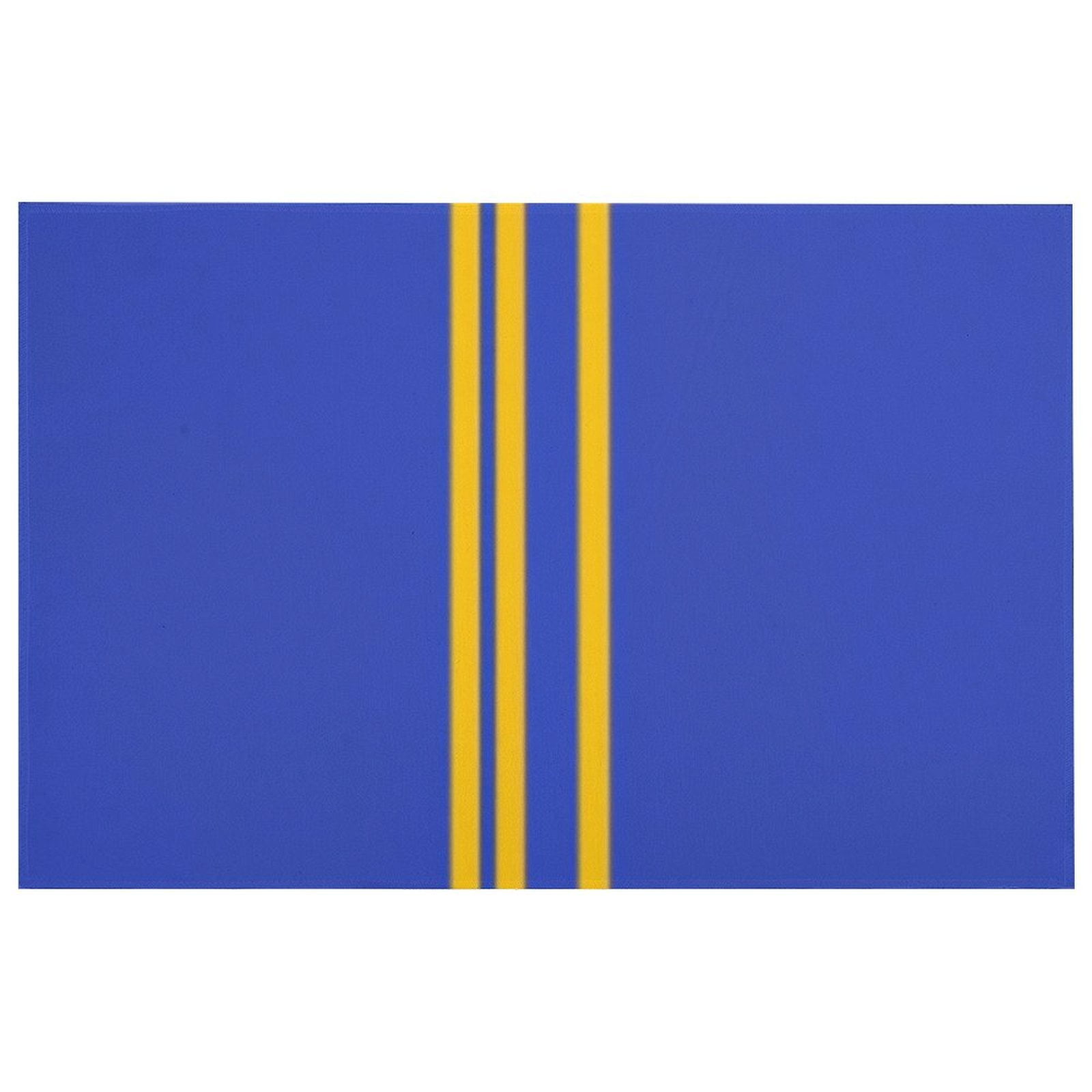Blue Background Yellow Stripes Adult Home Decor Bedroom Living Room ...