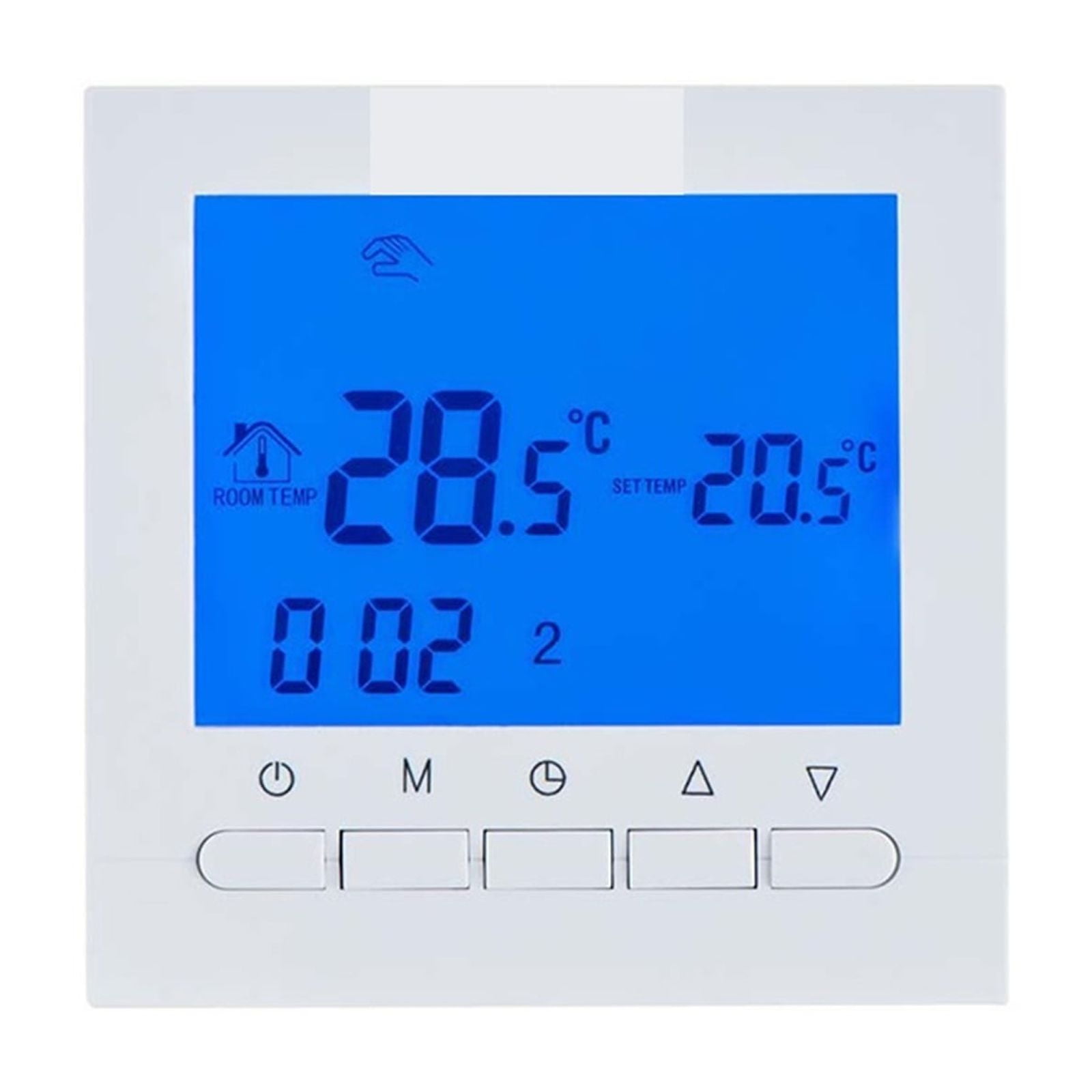 Blue Backlight Gas Boiler Thermostat AA Batteries Powered Boiler ...