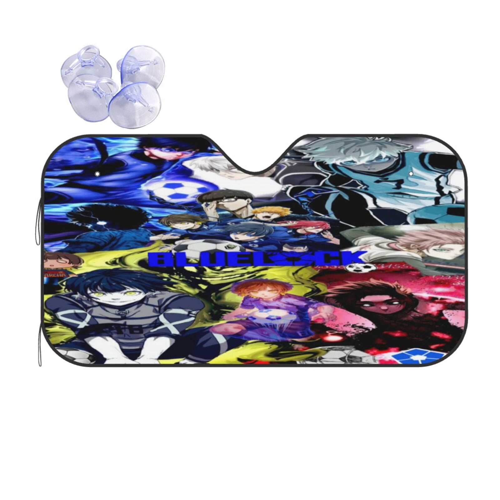 Blue Ball Loc-,K Car Sunshade Front Windshield Sun Shades Car ...