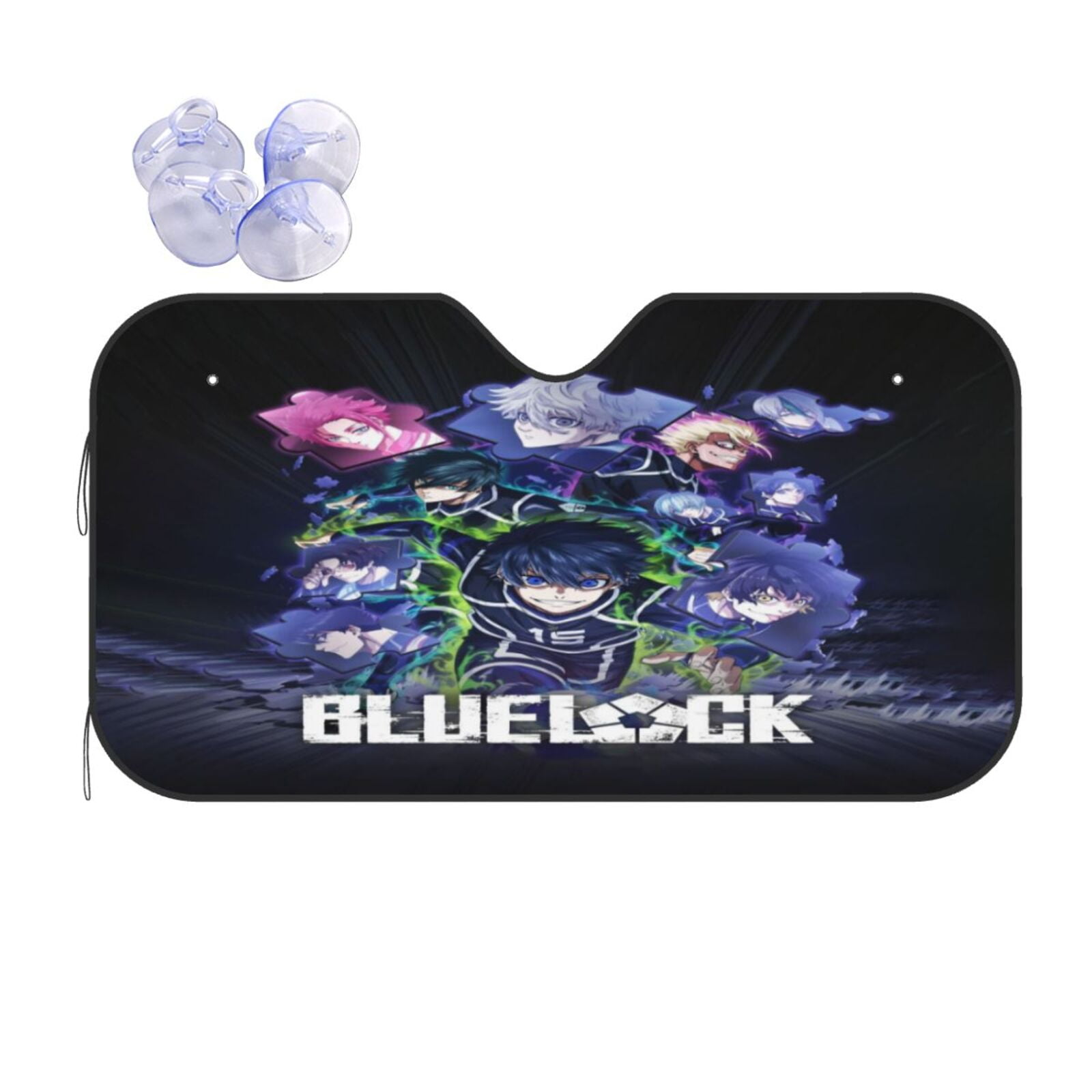 Blue Ball Loc-,K Car Sunshade Front Windshield Sun Shades Car ...