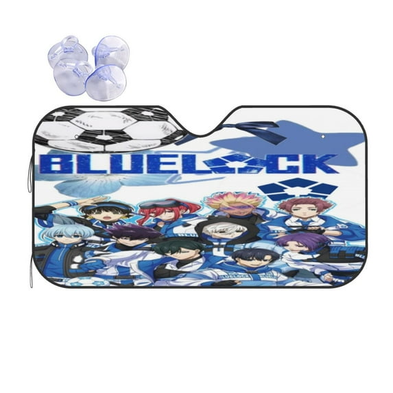 Blue Ball Loc-,K Car Sunshade Front Windshield Sun Shades Car ...