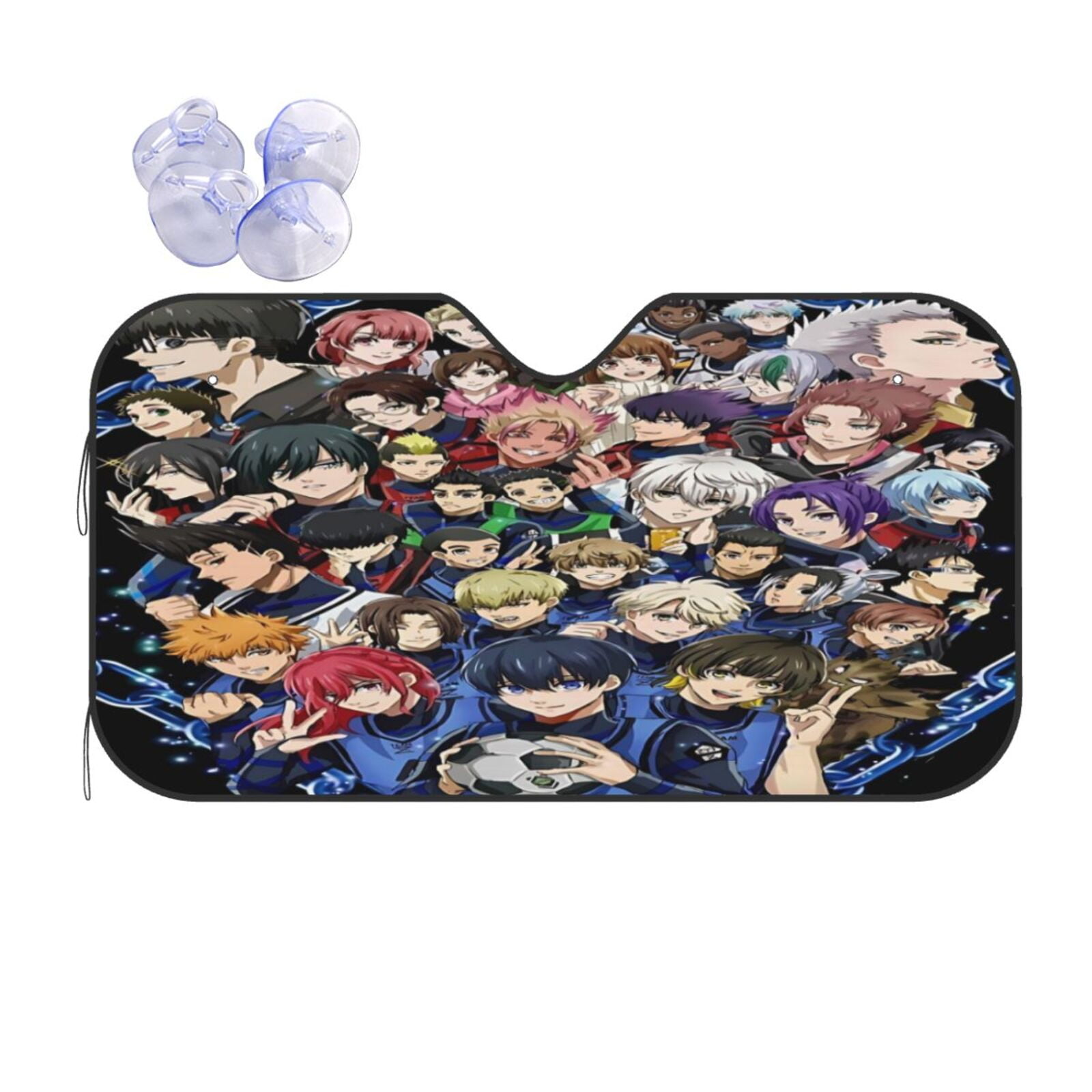 Blue Ball Loc-,K Car Sunshade Front Windshield Sun Shades Car ...