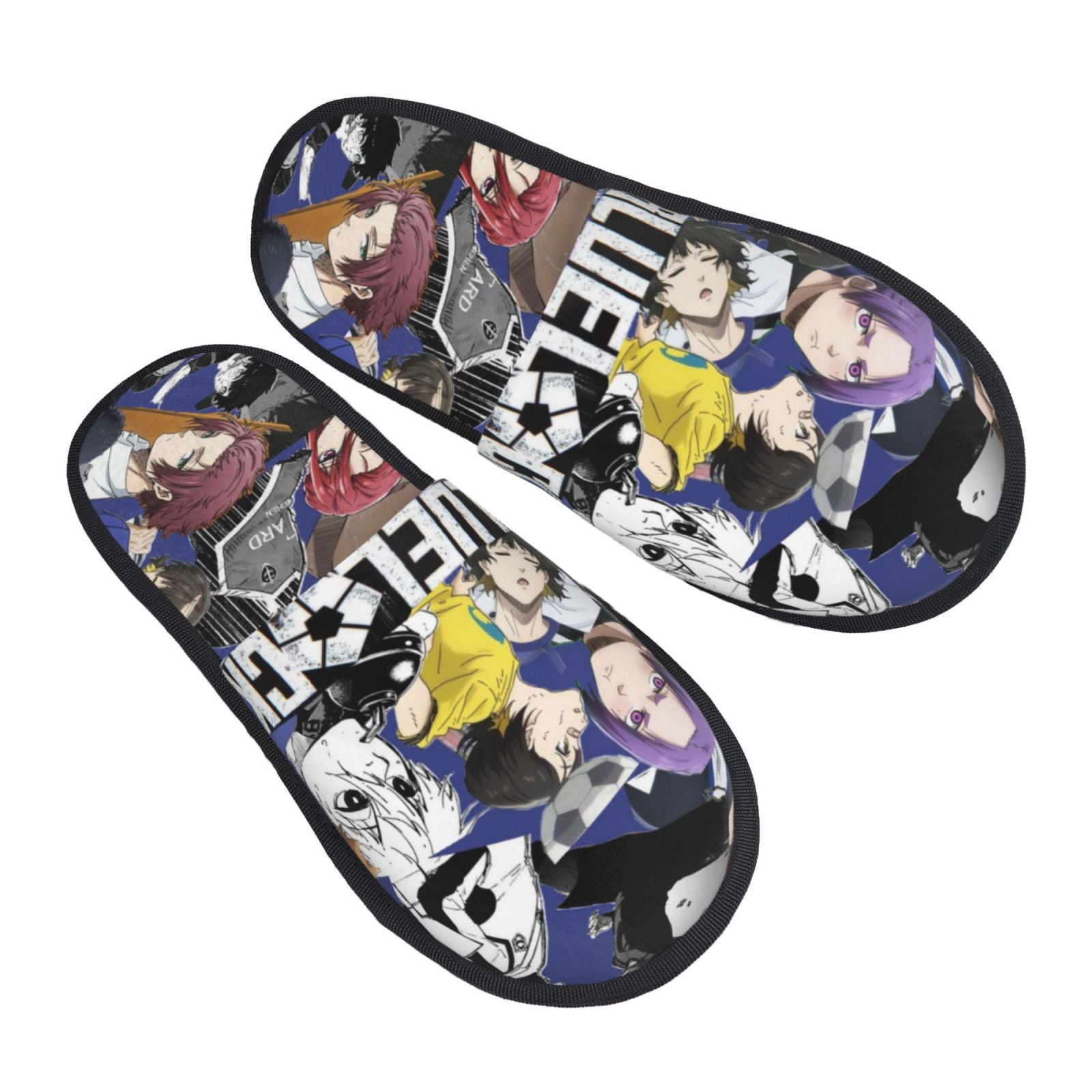 Blue Ball Loc-,K House Slippers For Women Men Indoor Outdoor-Cute ...