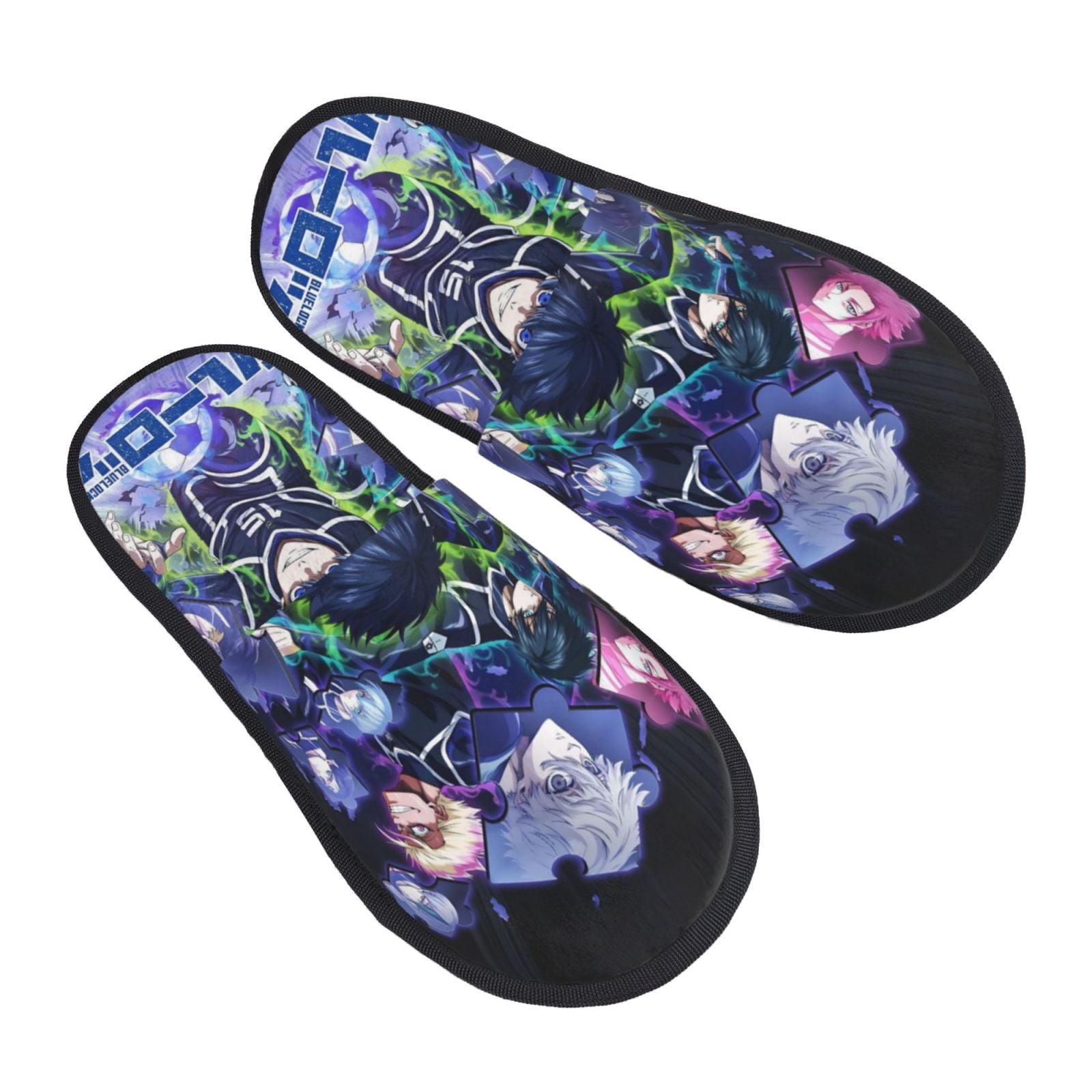 Blue Ball Loc-,K House Slippers For Women Men Indoor Outdoor-Cute ...