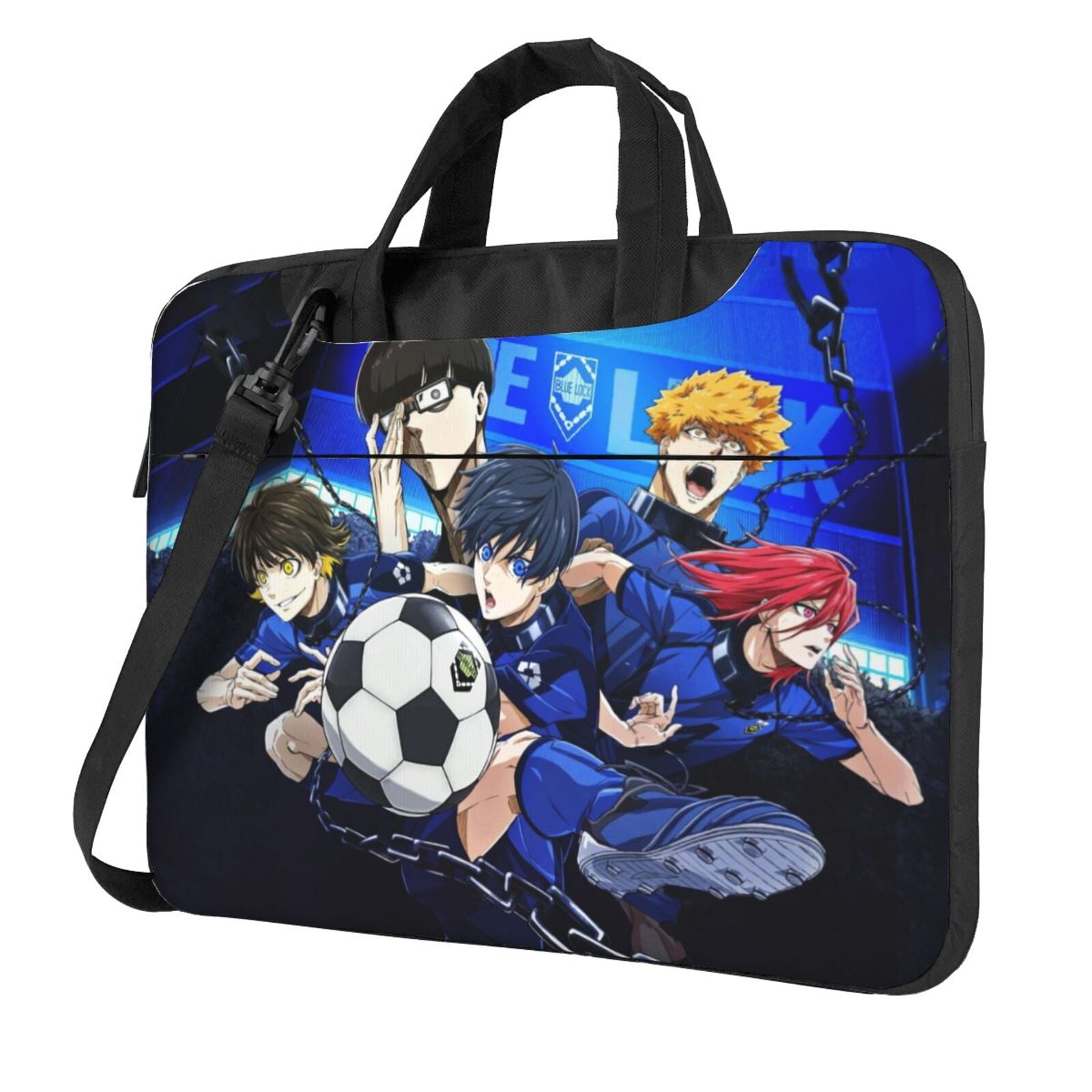 Blue Ball Loc-,K Laptop Bag For Women Men Waterproof Laptop Shoulder ...
