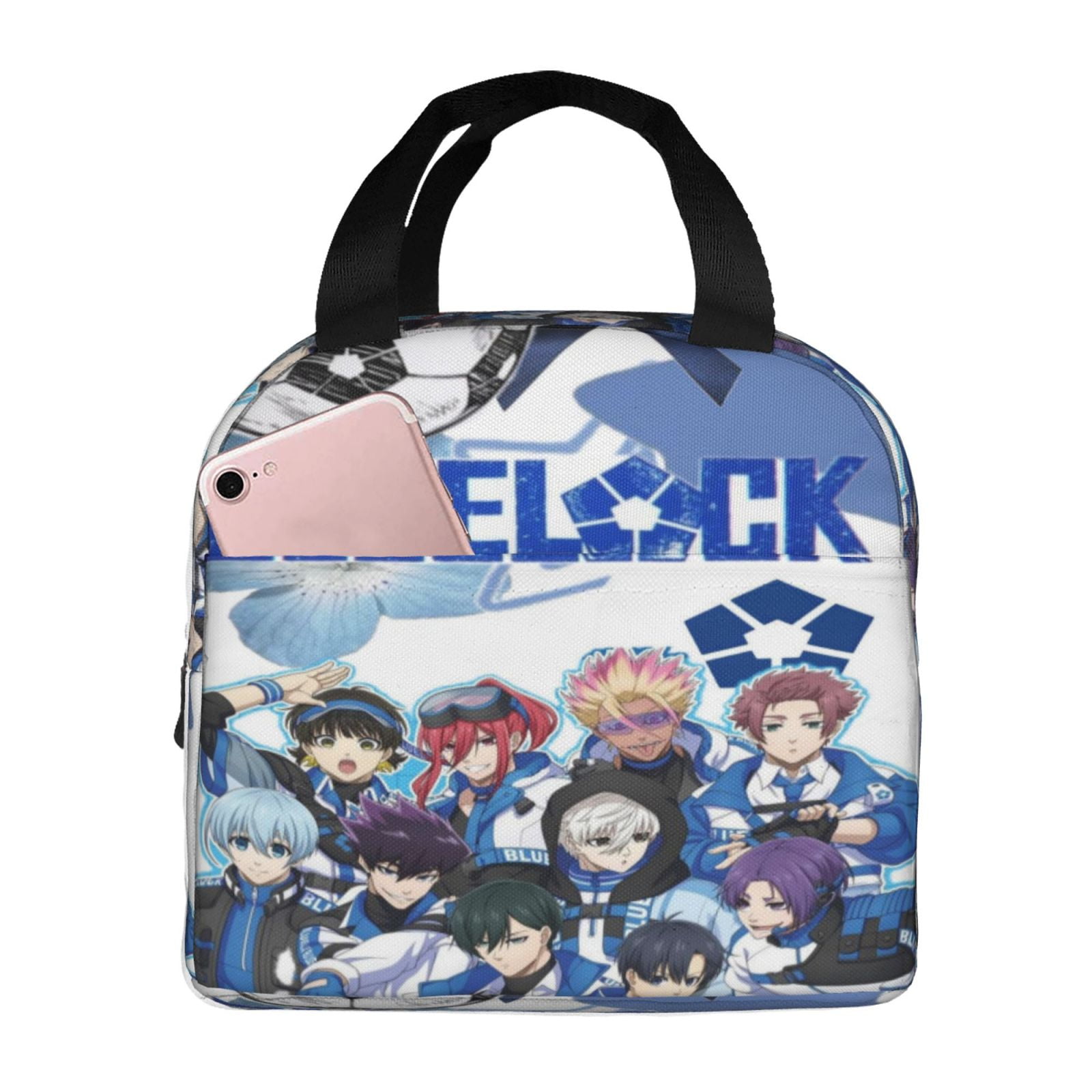 Blue Ball Loc-,K Lunch Box Insulated Lunch Bag For Women Men Reusable ...