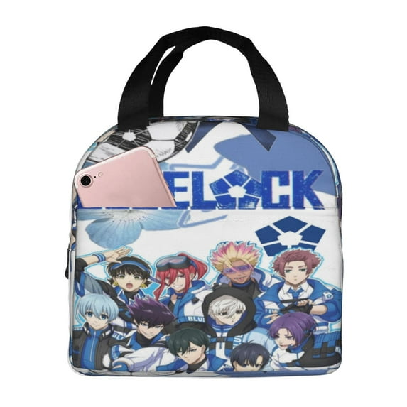 Blue Ball Loc-,K Lunch Box Insulated Lunch Bag For Women Men Reusable ...