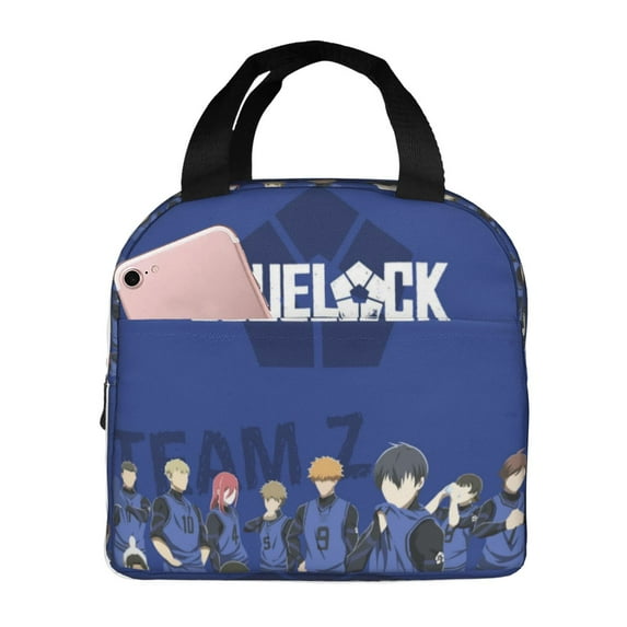 Blue Ball Loc-,K Lunch Box Insulated Lunch Bag For Women Men Reusable ...