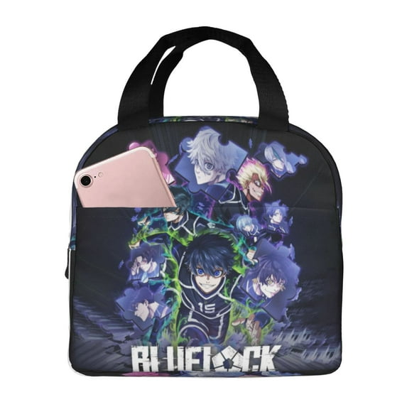 Blue Ball Loc-,K Lunch Box Insulated Lunch Bag For Women Men Reusable ...