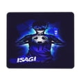 Blue Ball Loc-,K Mouse Pad Square Stitched Edges Non-Slip Rubber ...