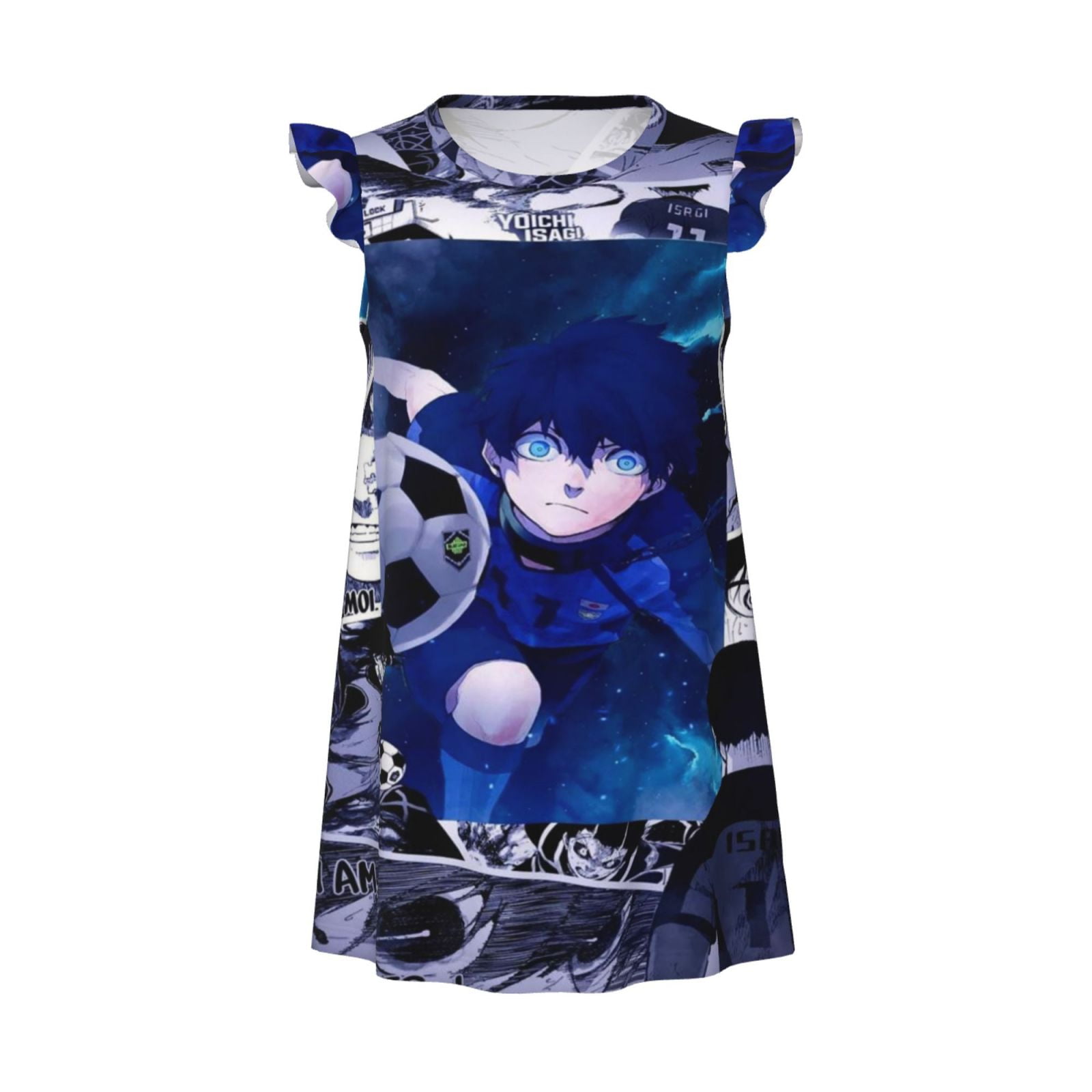 Blue Ball Loc-,K Nightgown Princess Pajama Dresses For Sleepwear ...