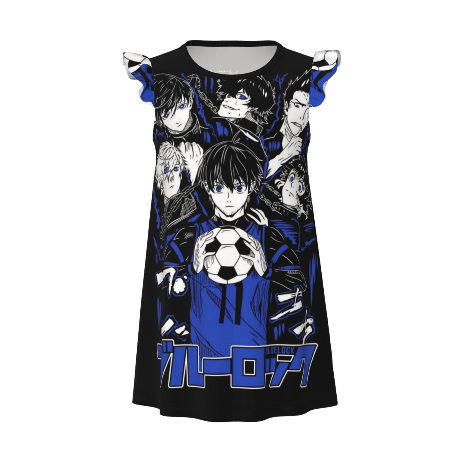 Blue Ball Loc-,K Nightgown Princess Pajama Dresses For Sleepwear ...