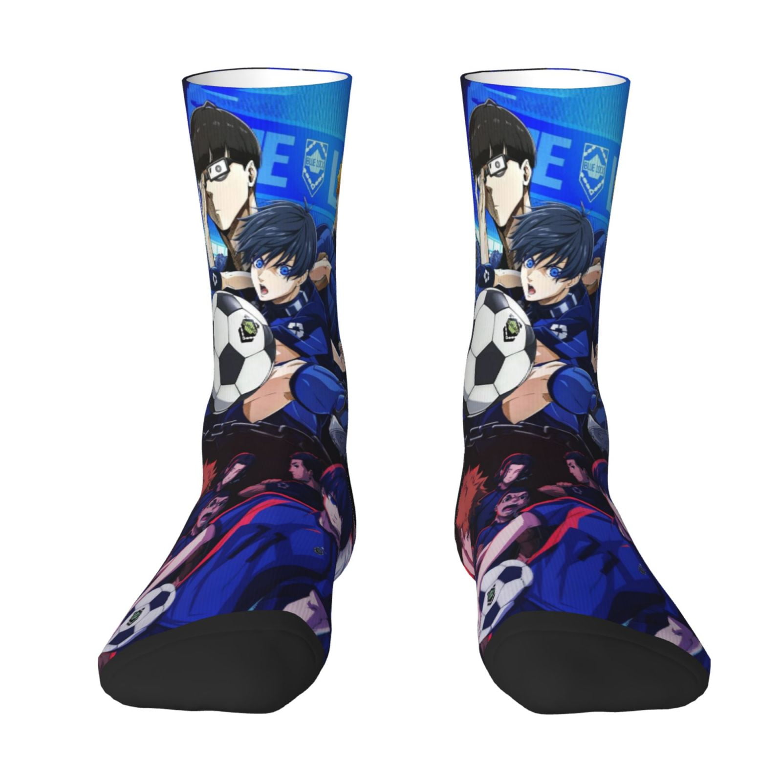 Blue Ball Loc-,K Socks Funny Long Socks For Running Cycling Athletic ...