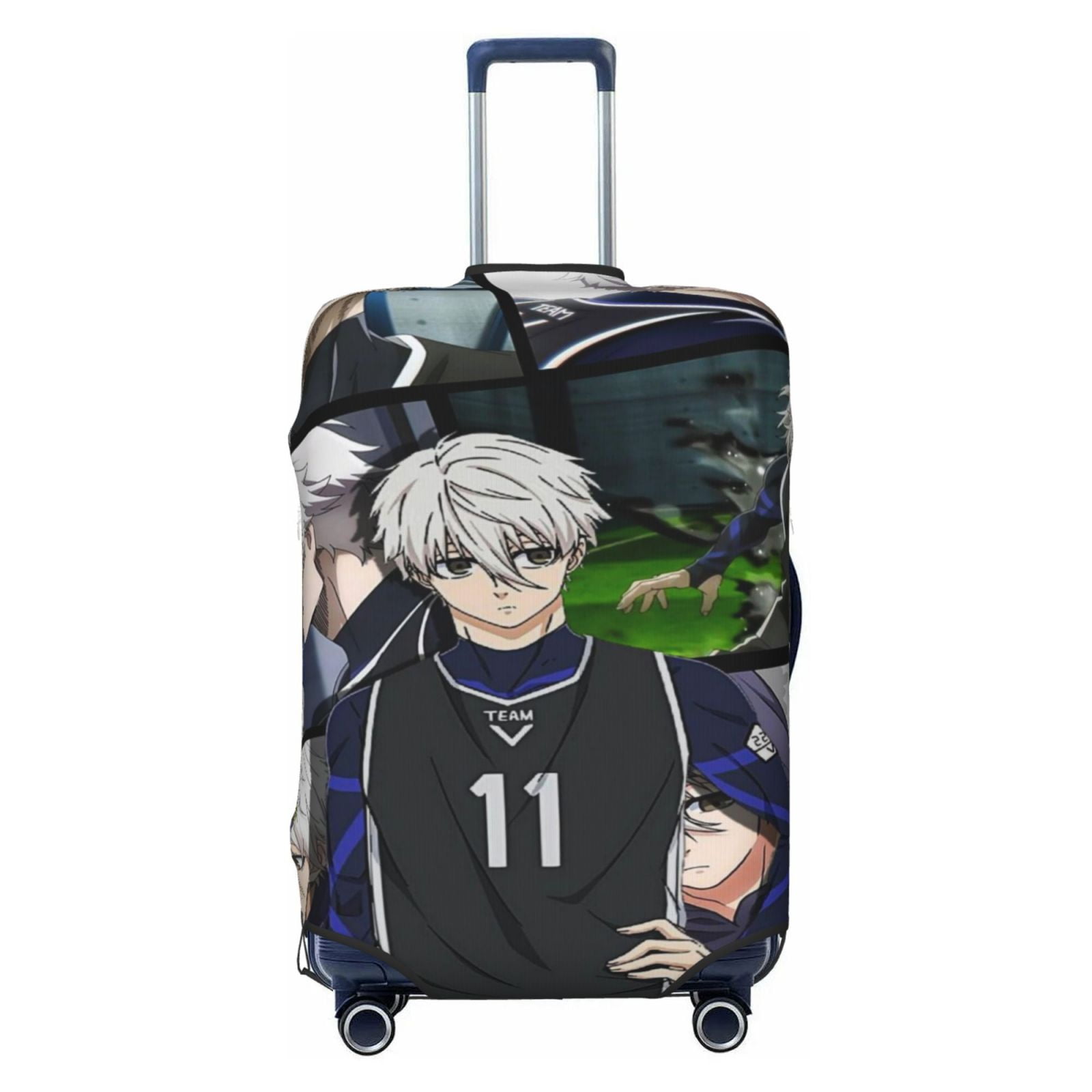 Blue Ball Loc-,K Travel Luggage Cover Washable Suitcase Cover Fashion ...