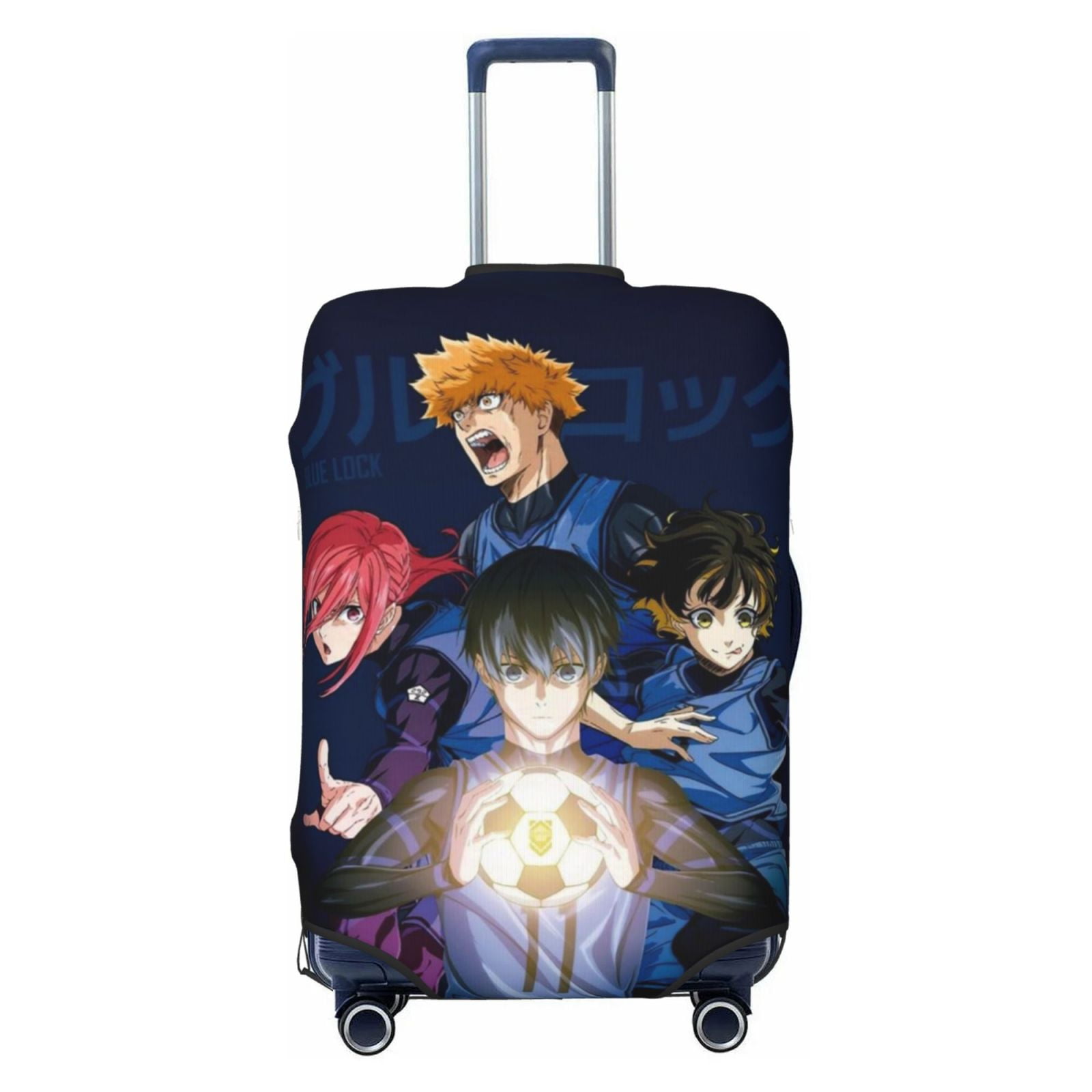 Blue Ball Loc-,K Travel Luggage Cover Washable Suitcase Cover Fashion ...