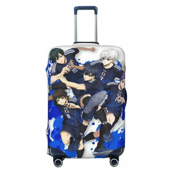 Blue Ball Loc-,K Travel Luggage Cover Washable Suitcase Cover Fashion ...