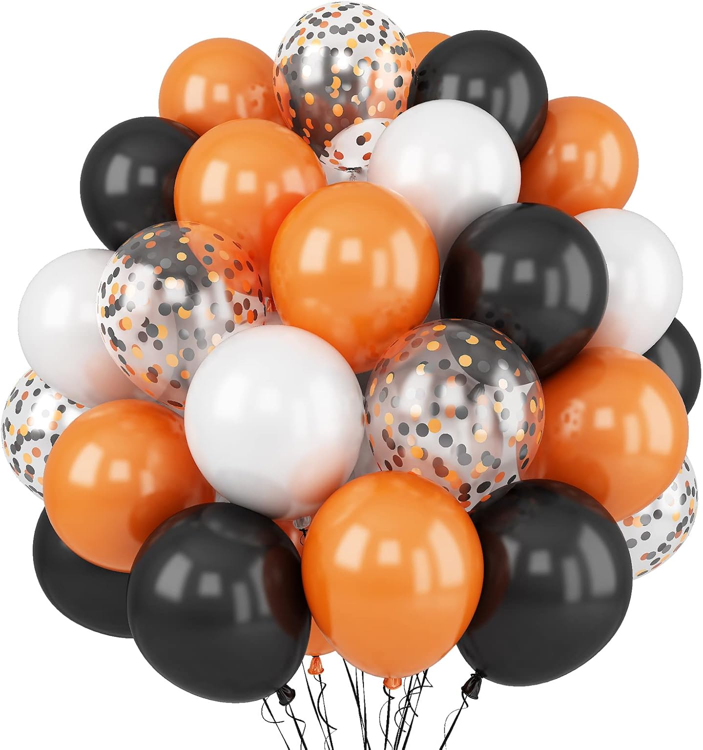 Blue Balloon Set, 60 Packs 12 Inches Metallic Blue Balloons Pearl Blue ...