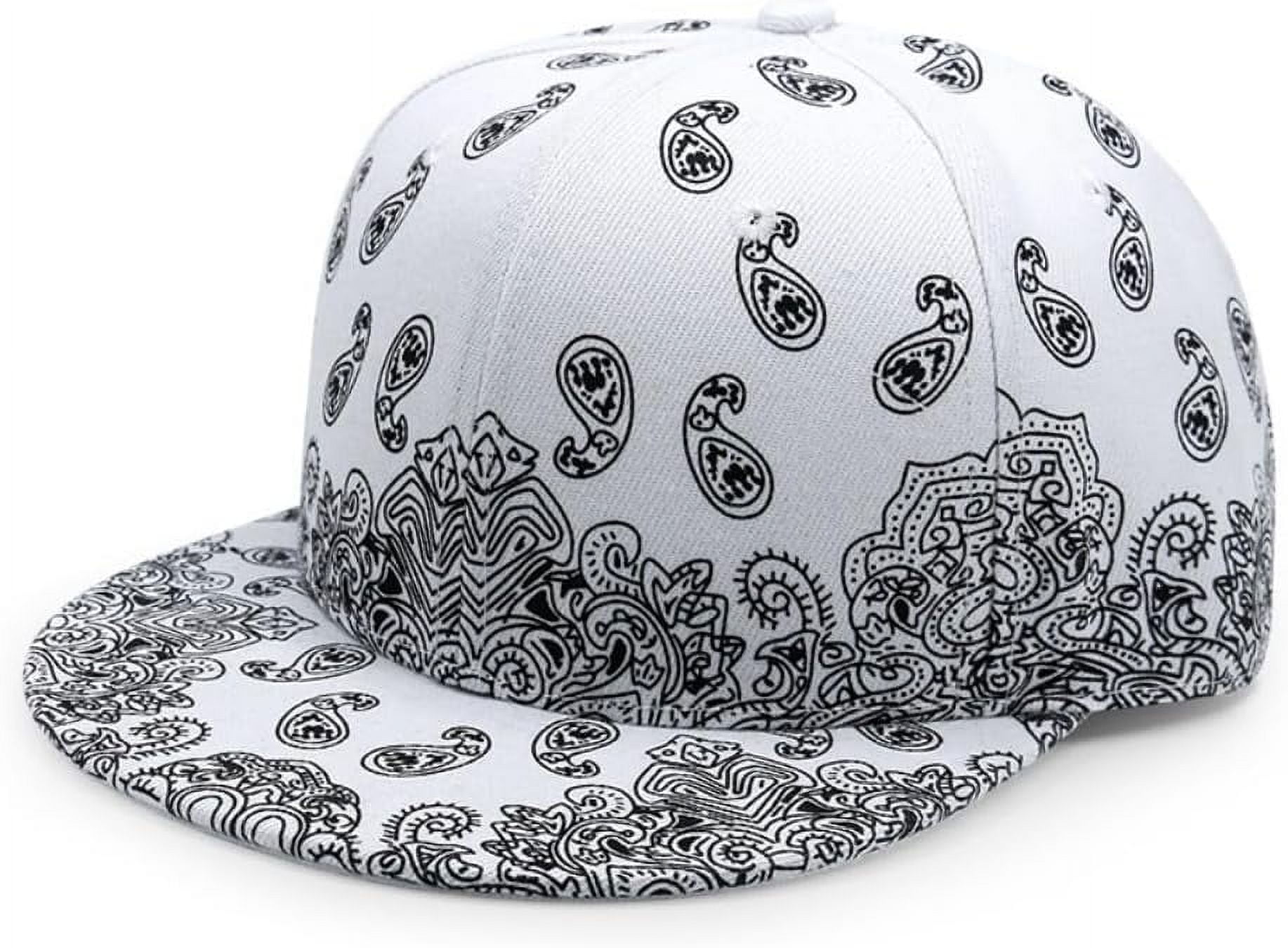 Blue Bandana Baseball Cap for Men Women Adjustable Summer Hip Hop ...