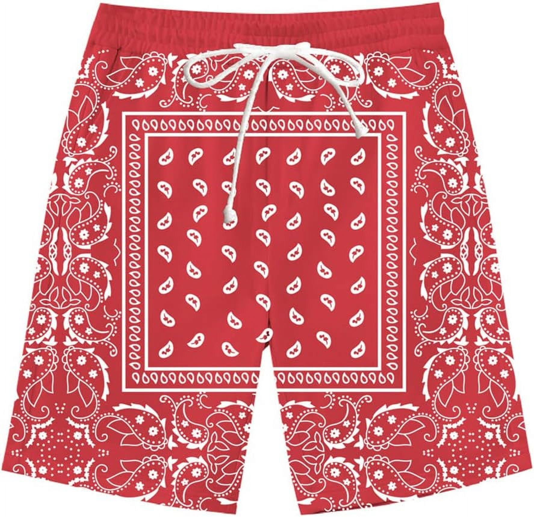 Blue Bandana Hoodies for Men Women Black Bandana Print Clothing ...