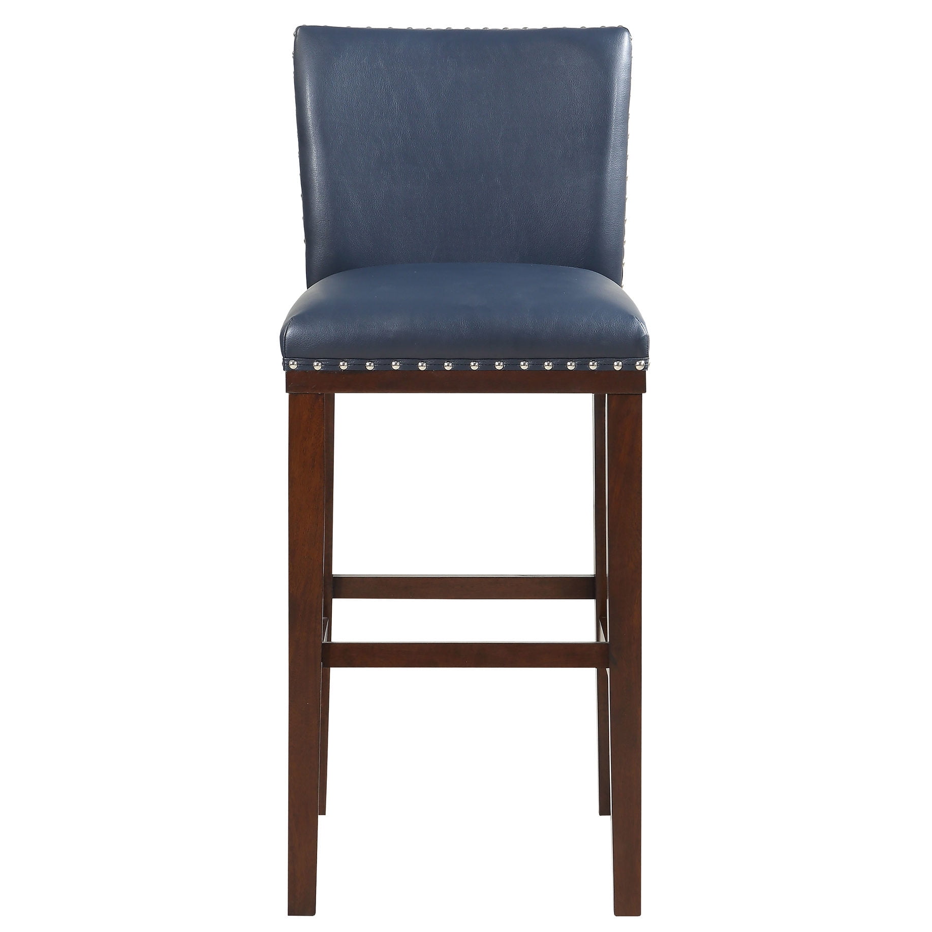 Blue Bar Chairs (2 in a Set) | Comfortable Seating with Added Support ...