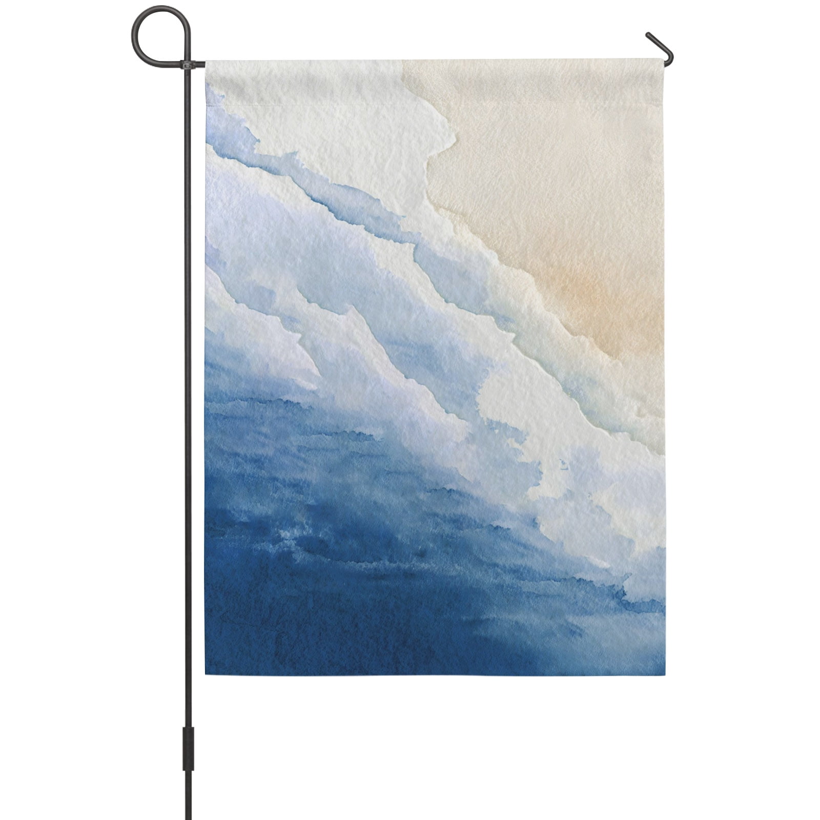 Blue Beach Coastal Garden Flag 12 x 18 Inches, Summer Nautical Ocean ...