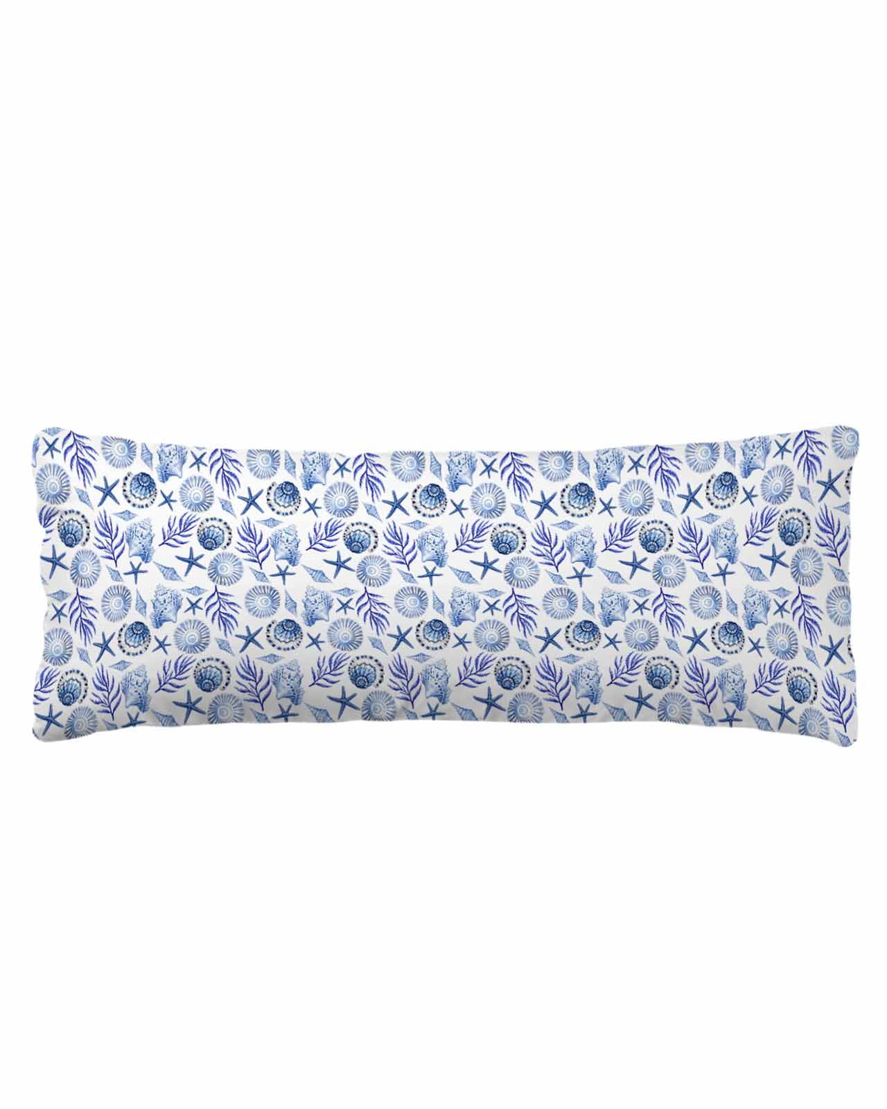 Blue Beach Conch Body Pillow Cover 20 x 60 Inch Decorative Pillow Cover ...