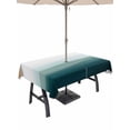 Blue Beach Gradient Table Cloth Rectangle Outdoor Tablecloth, Boho Sea ...