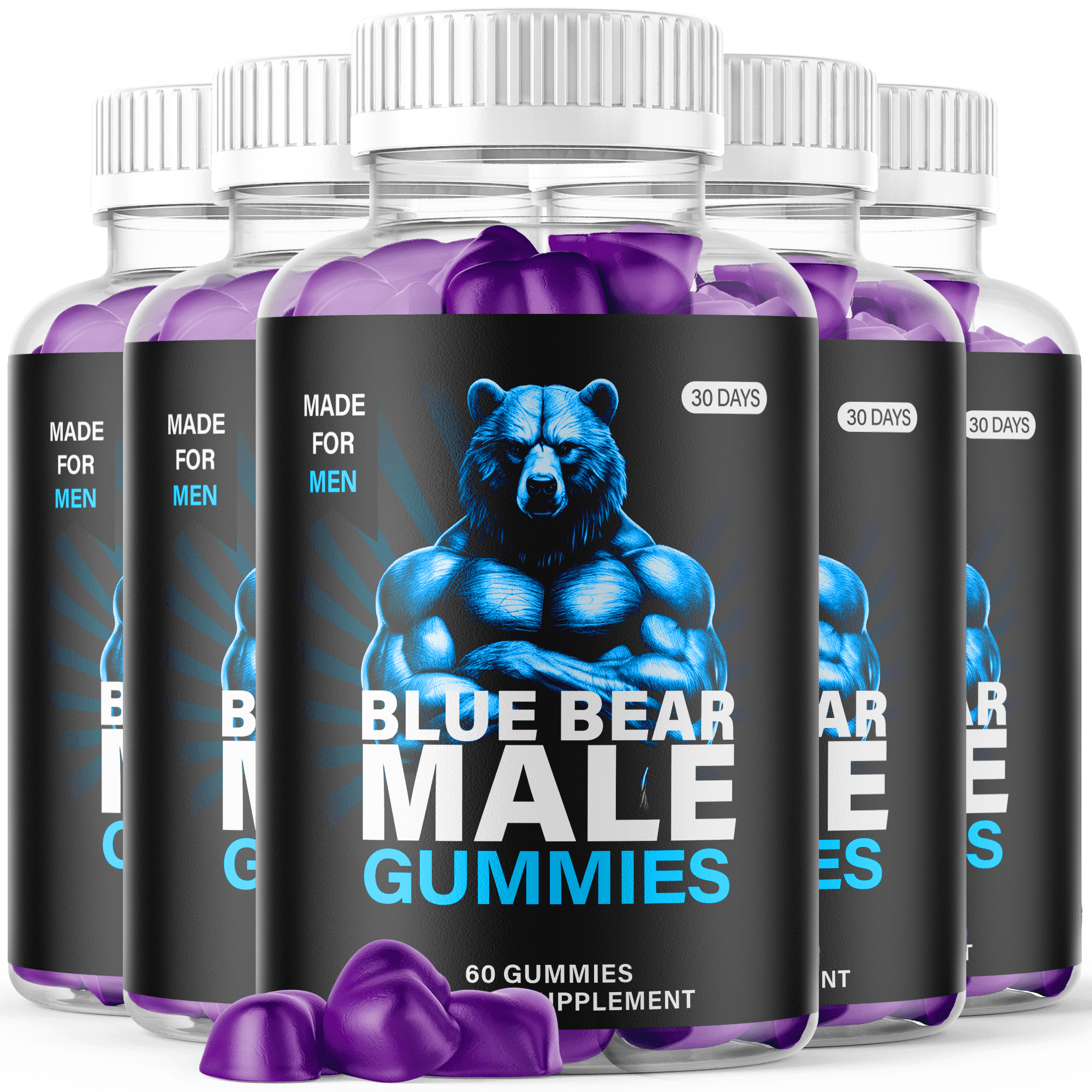 Blue Bear Gummies Advanced Formula All Natural Vitamin Supplement ...