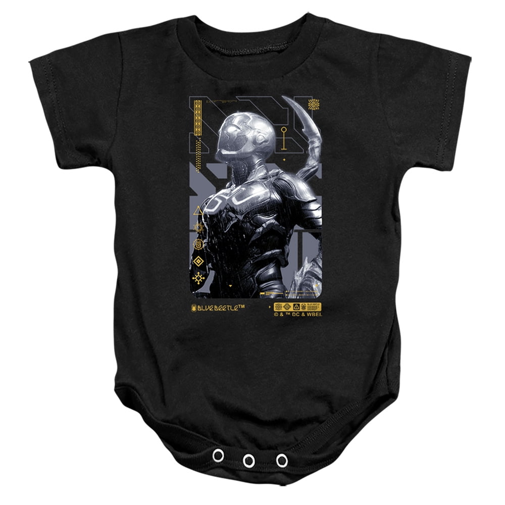Blue Beetle (2023) Beetle Heads Up Unisex Infant Snap Suit for Baby ...